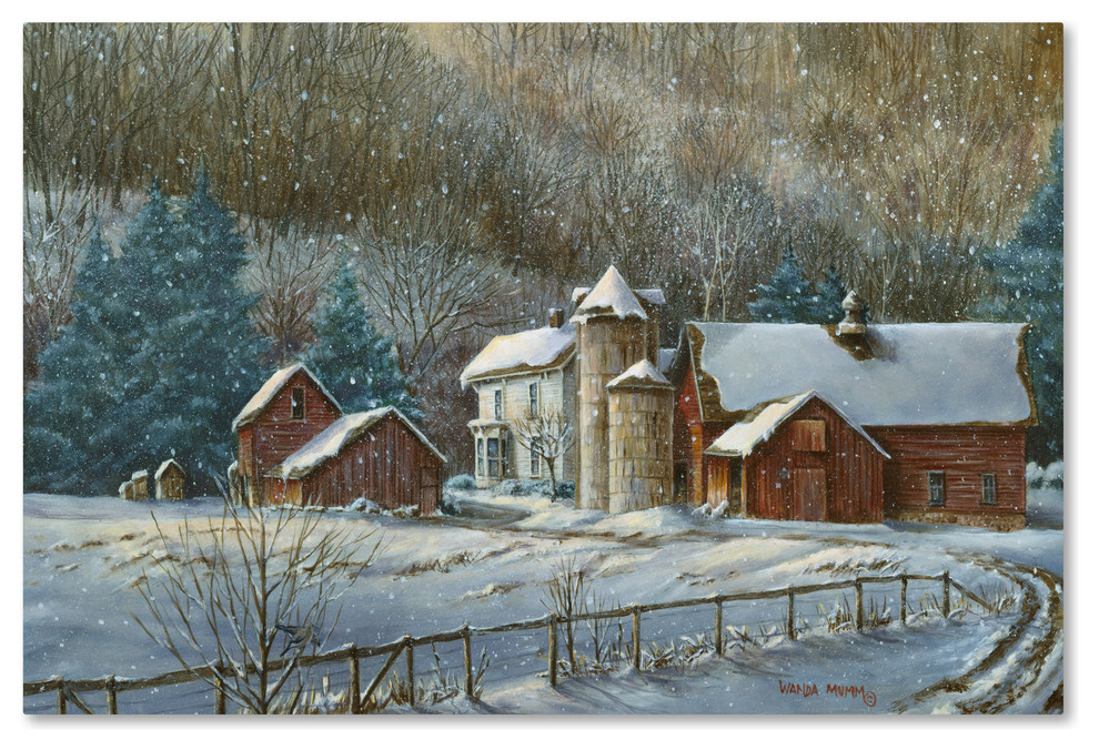 Wanda Mumm 'Heart And Soul' Canvas Art, 12"x 19" - Farmhouse - Prints ...