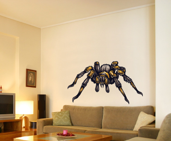 Spider Vinyl Wall Decal SpiderUScolor006, 18 in. - Contemporary - Wall ...