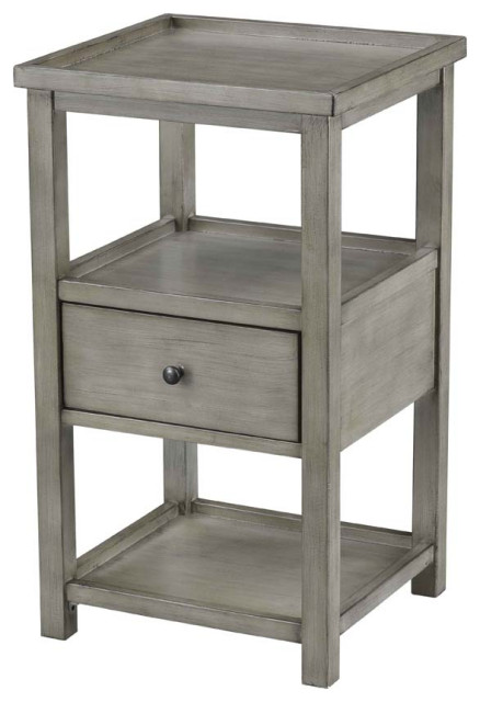 One Drawer Chairside Table - Farmhouse - Side Tables And End Tables ...