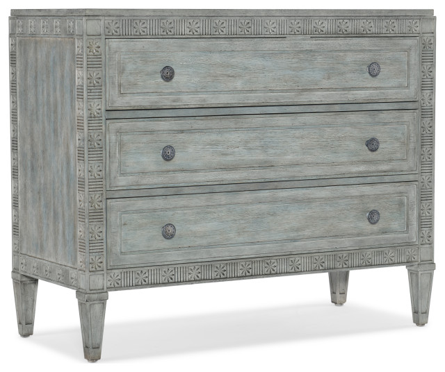 Charleston Three-Drawer Chest - Farmhouse - Accent Chests And Cabinets ...