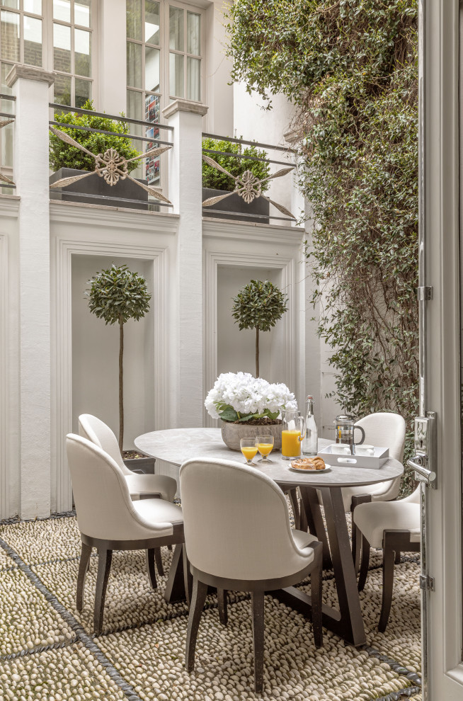 Grade II Listed Georgian Townhouse - Courtyard - Transitional ...