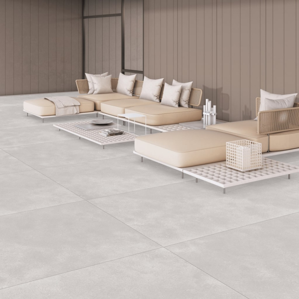 Classic Grey Extra Large Floor Tiles – Porcelain, Rectified Lappato ...