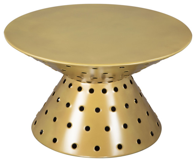 Barrett Coffee Table Gold - Contemporary - Coffee Tables - by Virgil ...
