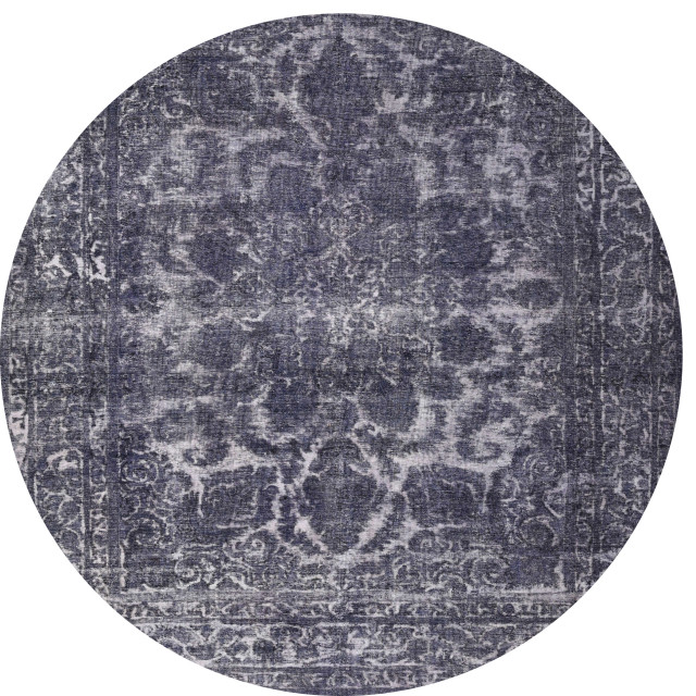 Ahgly Company Indoor Rectangle Traditional Area Rugs, 3' Round ...