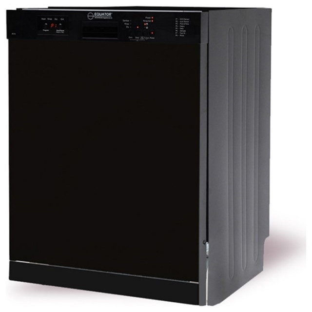 Equator Europe 24" Built in 14 place Dishwasher in Black - Modern ...