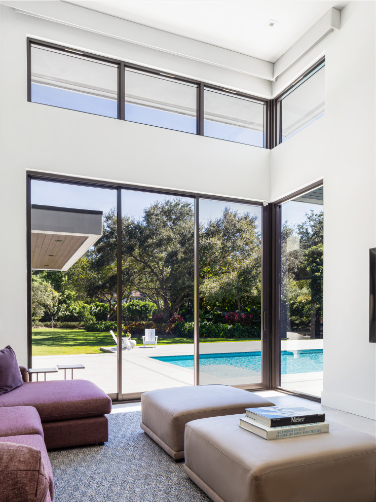 Ponce Davis - Contemporary - Family Room - Miami - by Preschel + Bassan ...