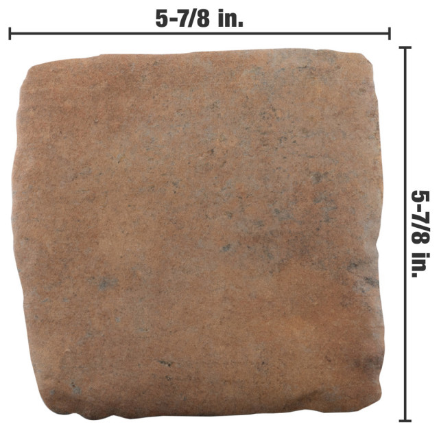 Benisa Cotto Porcelain Floor and Wall Tile, 6x6 - Contemporary - Wall ...