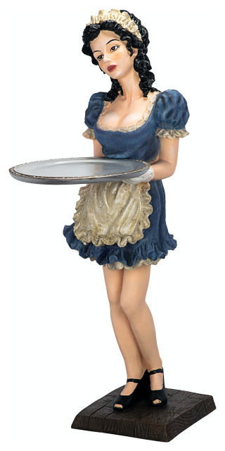 Genevieve the Buxom French Maid Server, 10"Wx11"Dx36"H 19 lbs ...