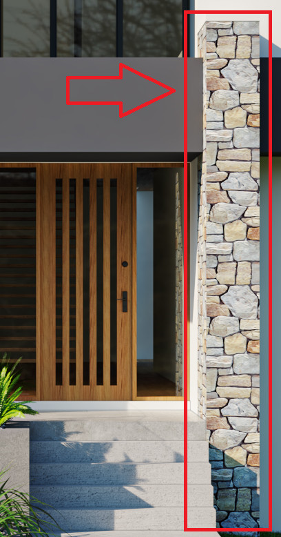 Feature column tiles ideas | Houzz AU