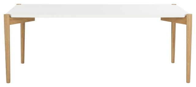 Erica Rectangle Coffee Table White - Midcentury - Coffee Tables - by ...