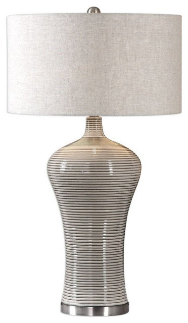 1 Light Table Lamp - 19 inches wide by 19 inches deep - Table Lamps ...