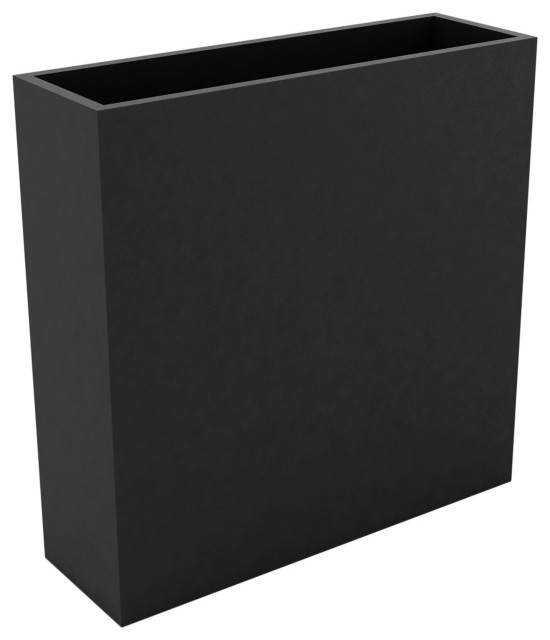Studio Vondom Wall Planter 47.25"W Basic Anthracite - Transitional ...