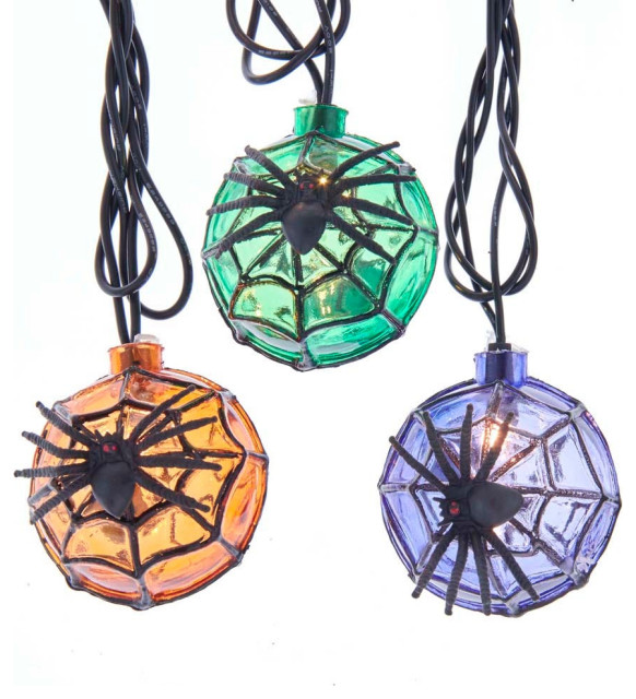 UL 10 Light, Multi-Color Spider Light Set, 144'' - Holiday Accents And ...