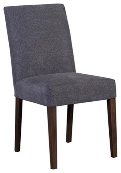 Porter Designs Enna Solid Wood Dining Chair - Gray - Transitional ...