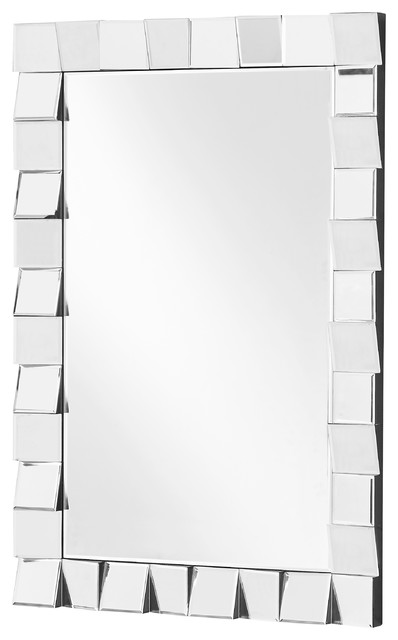 Sparkle 23.5" Contemporary Rectangle Wall Mirror - Contemporary - Wall ...