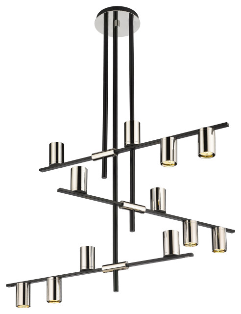 Zlite 814-12MB-PN 12-Light Chandelier, Other - Modern - Chandeliers ...