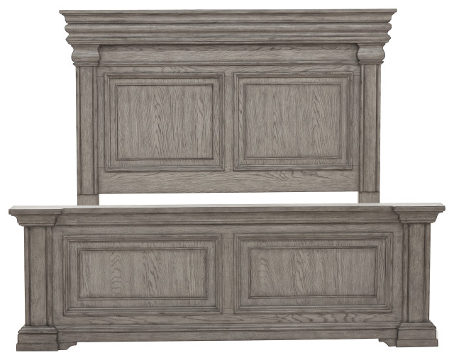 Madison Ridge Queen Panel Bed, Heritage Taupe by Pulaski Furniture ...