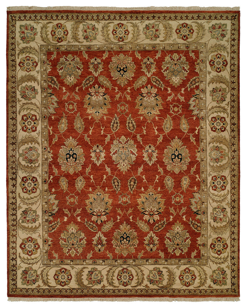 Pasha Hand-Knotted Rug, 10'x14' - Traditional - Area Rugs - by Kalaty ...