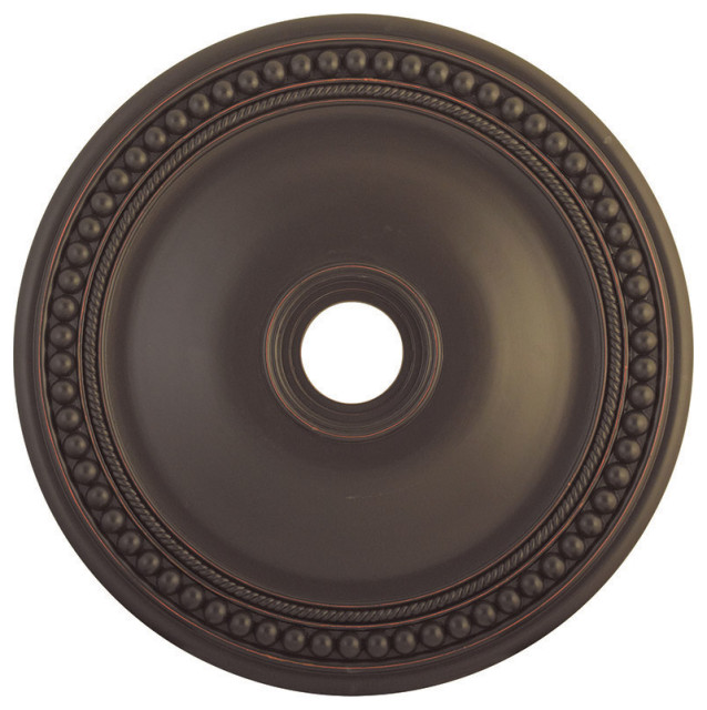 Livex 82076-67 Olde Bronze Ceiling Medallion, Olde Bronze - Traditional ...