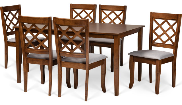 Verner 7 Piece Dining Set - Transitional - Dining Sets - by HedgeApple ...
