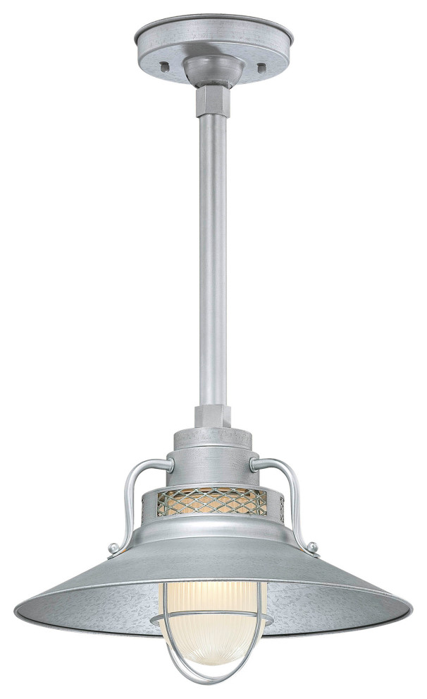 1-Light 14" RLM Railroad Shade - Beach Style - Lighting Globes And ...