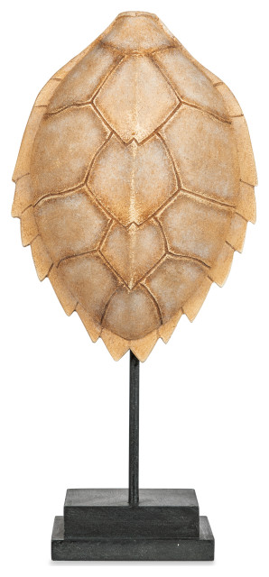 Faux Hawksbill Turtle Shell on Stand - Beach Style - Decorative Objects ...