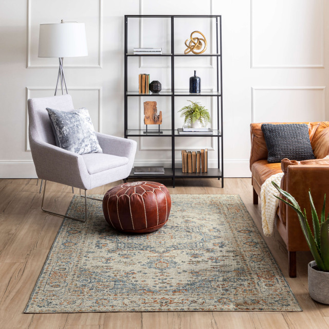 Mohawk Home Loki Anthracite Area Rug, 6'x9' - Contemporary - Area Rugs ...