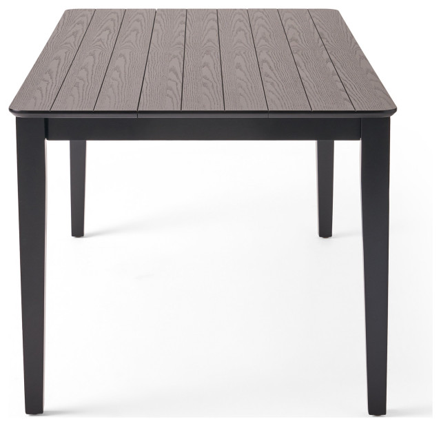 Odelia Rectangular 8-Seat Farmhouse Dining Table - Transitional ...