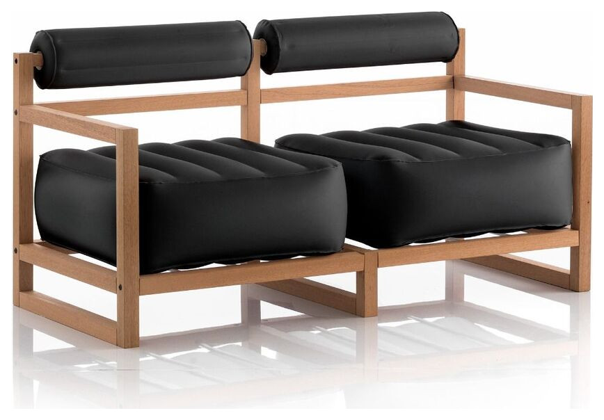 MOJOW Yoko Sofa | Wood & PVC - Contemporary - Sofas - by Sportique | Houzz