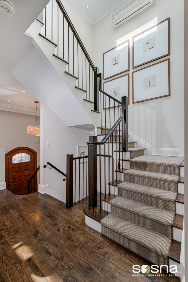 Toronto Family Home Update - Transitional - Staircase - Toronto - by ...