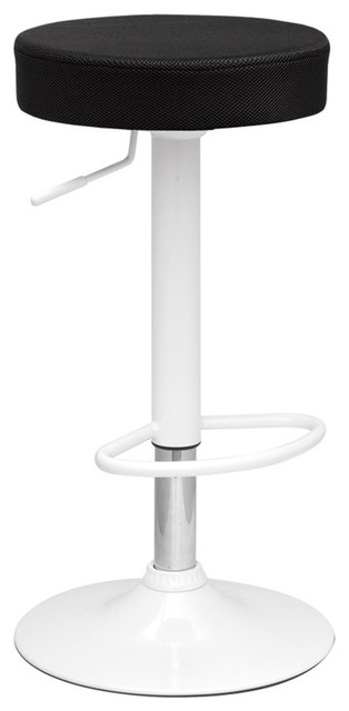 Modern Classics Angle Bar Stool, Black - Contemporary - Bar Stools And ...