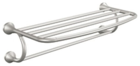 Moen YB2894 Eva 24" Stainless Steel Towel Rack - Contemporary - Towel ...