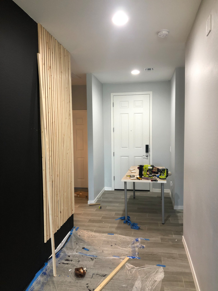 Wood Slats Accent Stain/paint color.