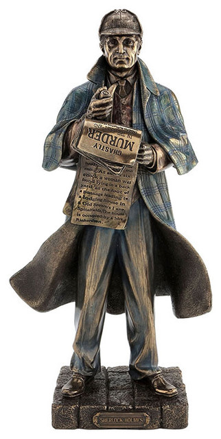 Sherlock Holmes Statue - Contemporary - Decorative Objects And ...