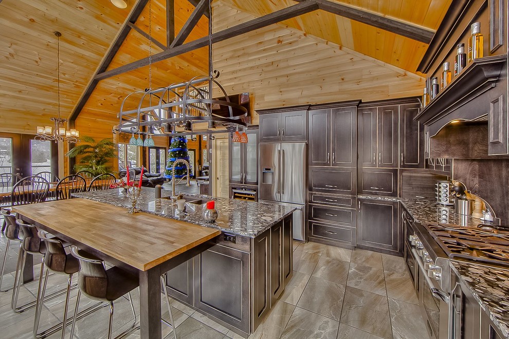 Timber Block Log Home Photos - Modern - Charlotte - by Timber Block ...