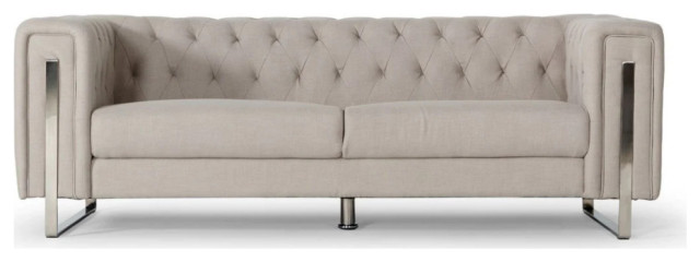 Bryan Modern Beige Sofa - Contemporary - Sofas - by V.S.D Furniture | Houzz