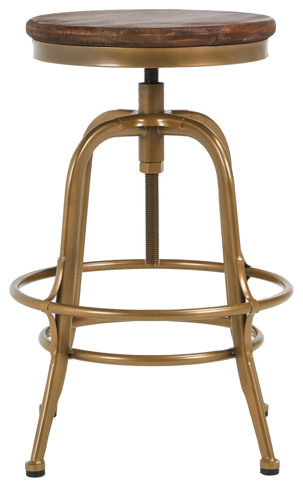 Piper Adjustable Counter Stool - Contemporary - Bar Stools And Counter ...