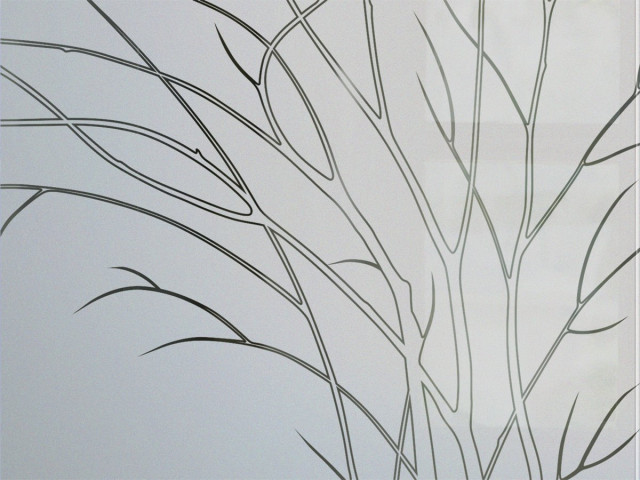 Interior Prehung Door or Interior Slab Door - Wispy Tree - Primed - 28 ...