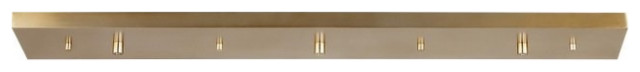 36 Inch 3 Port Linear Canopy-Satin Brass Finish - Pendants - Canopies ...
