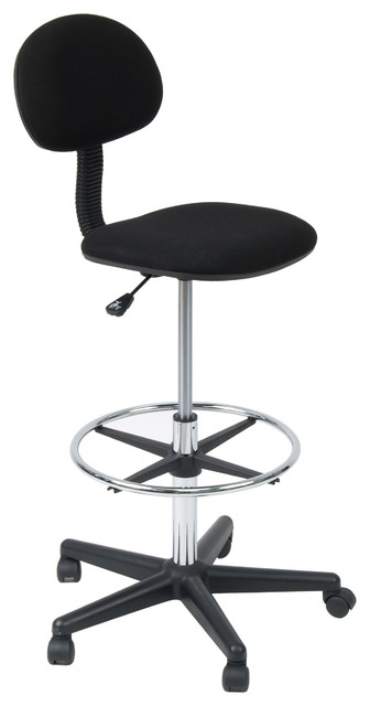 Studio Drafting Chair, Black - Contemporary - Office Chairs - by Studio ...