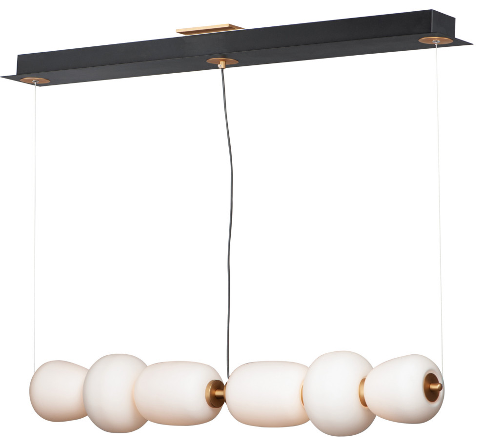 ET2 E25068-92 Soji 2 Light 6"W LED Linear Chandelier - Contemporary ...