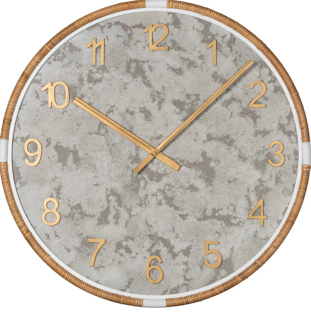 Sundale Wall Clock - Tropical - Wall Clocks - by Cooper Classics | Houzz