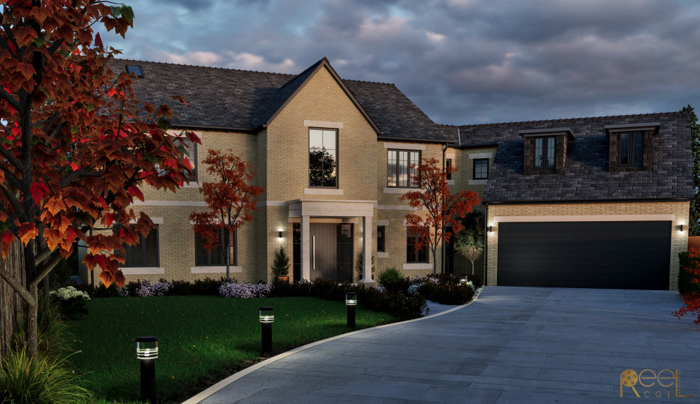 New Build - Front elevation - Contemporary - House Exterior - Other ...