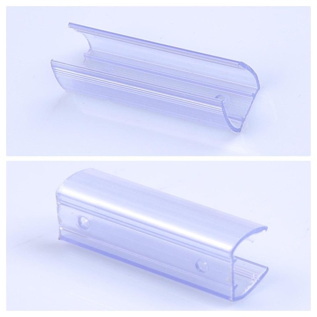 Delight 50-Pieces 2" Channel Mounting Holder for 9/16" LED Neon Flex ...