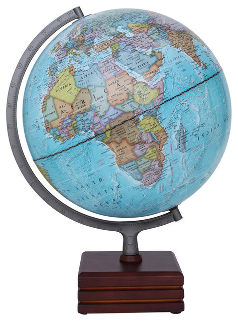 Aviator II Illuminated World Globe - Modern - World Globes - by ...