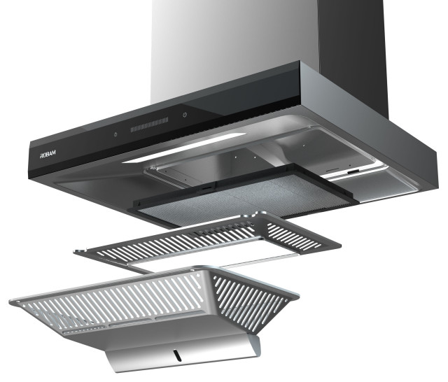 Robam A831 30" Embedded Range Hood | Unique Design for Under Cabinet ...