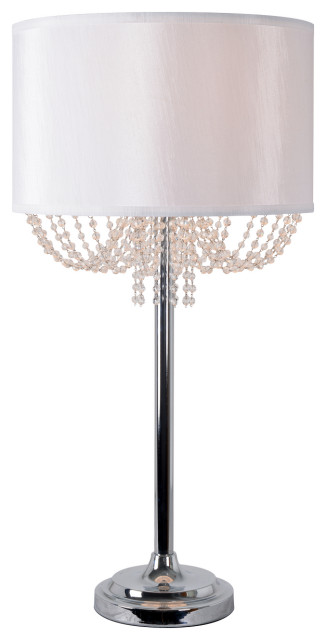Kenroy 33111CH 1-Light Table Lamp, Gabbi - Transitional - Table Lamps ...