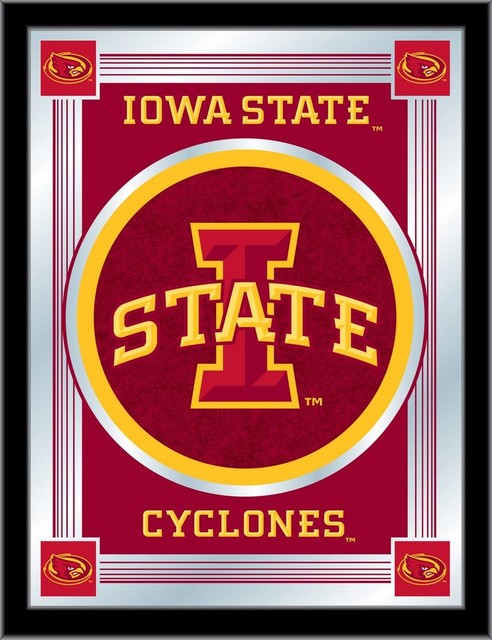 Iowa State Logo Mirror - Contemporary - Wall Accents - by GwG Outlet ...