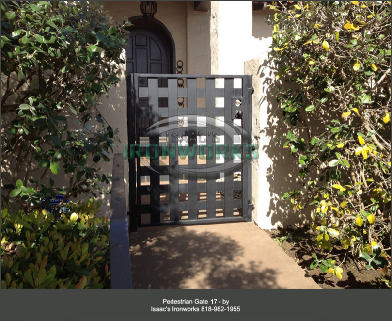 Custom Iron Pedestrian Gate Design, Fabrication and Installation since ...