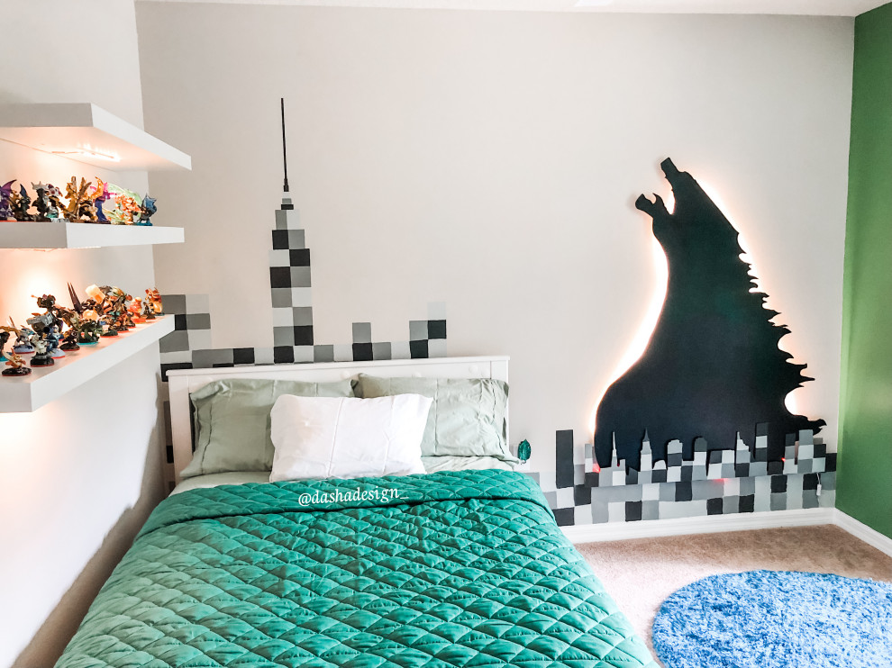Minecraft - Godzilla Boys Bedroom - Modern - Orlando - by Dasha Design ...